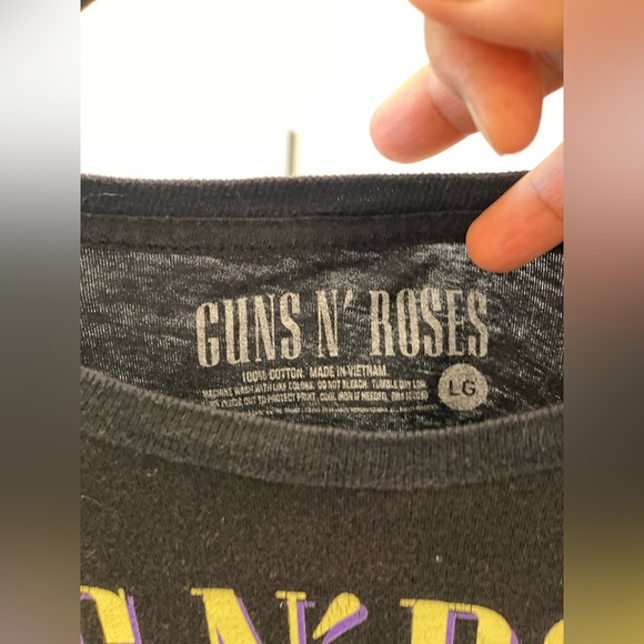Guns n Roses | Tops | Vintage Guns N Roses Crop Top | Poshmark